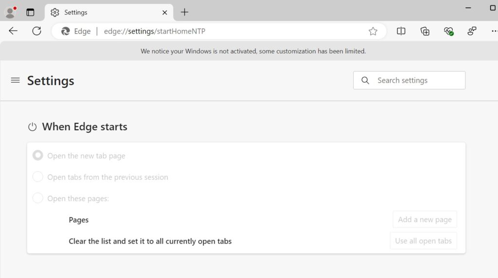 Microsoft Edge experiment blocks access to settings if Windows 11 is ...