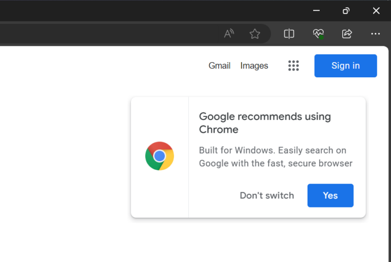 Google pop-up calls Windows 10 risky, says get a Chromebook ahead of ...