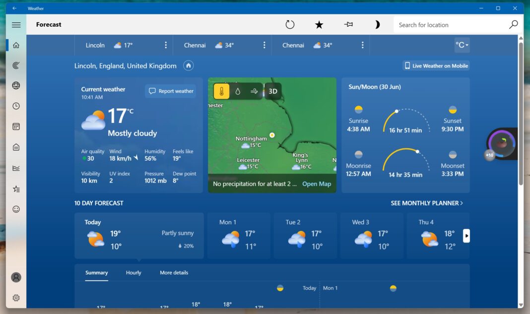 Windows 11’s MSN Weather app now has more ads and new features – Peer ...