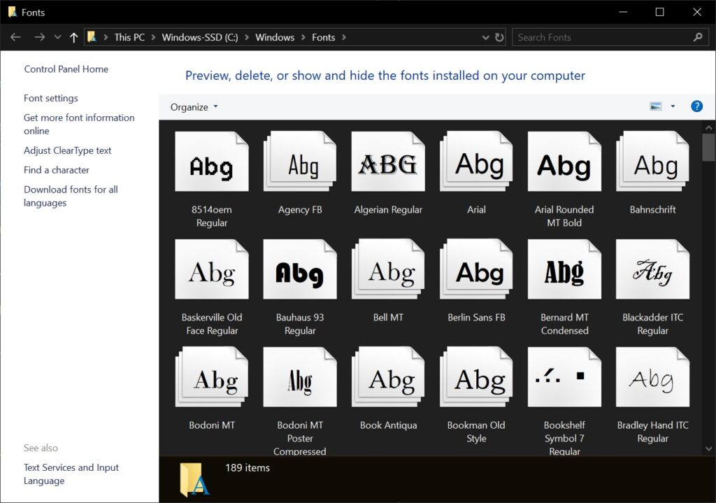Microsoft may allow installing fonts using WinGet on Windows 11, Windows 10