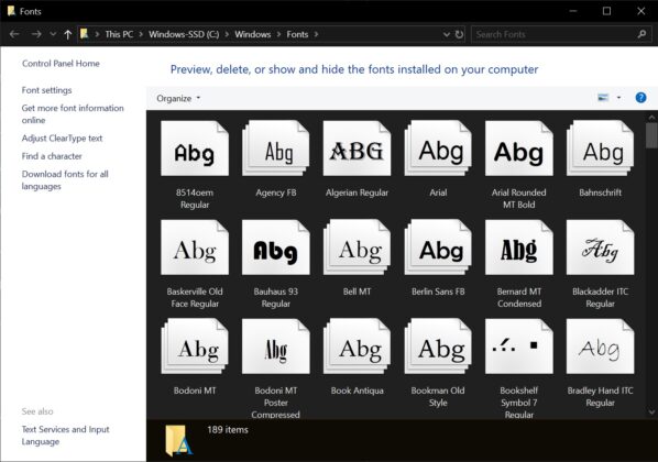 Microsoft may allow installing fonts using WinGet on Windows 11, Windows 10