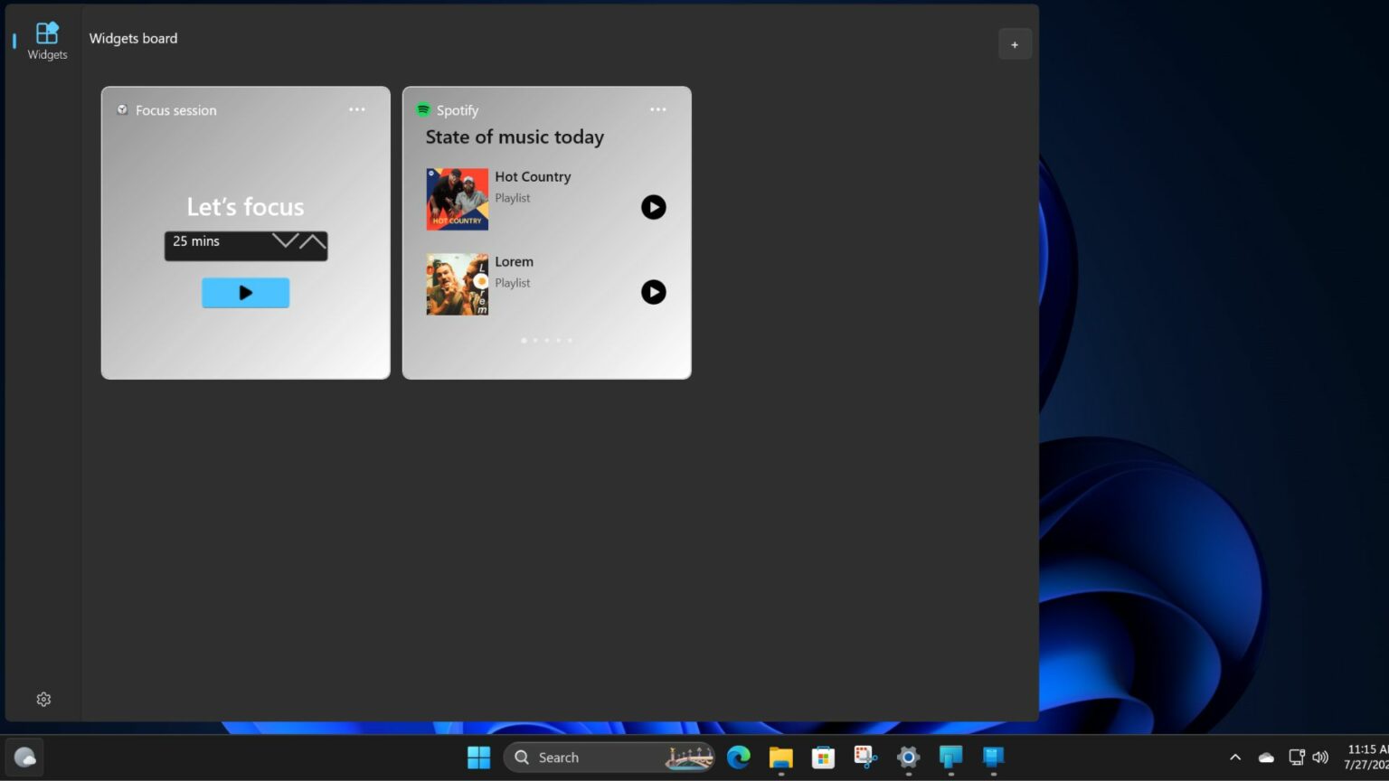 Windows 11 KB5040546 beta experiments with new widgets UI, custom feed