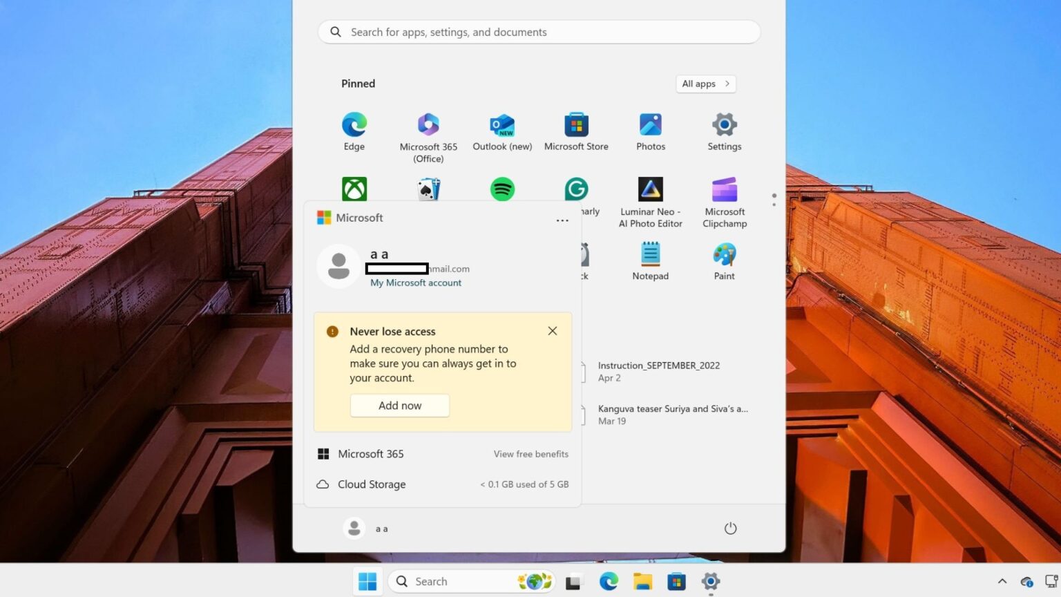 Windows 11 Start menu rolls out Microsoft 365 menu that hides key features