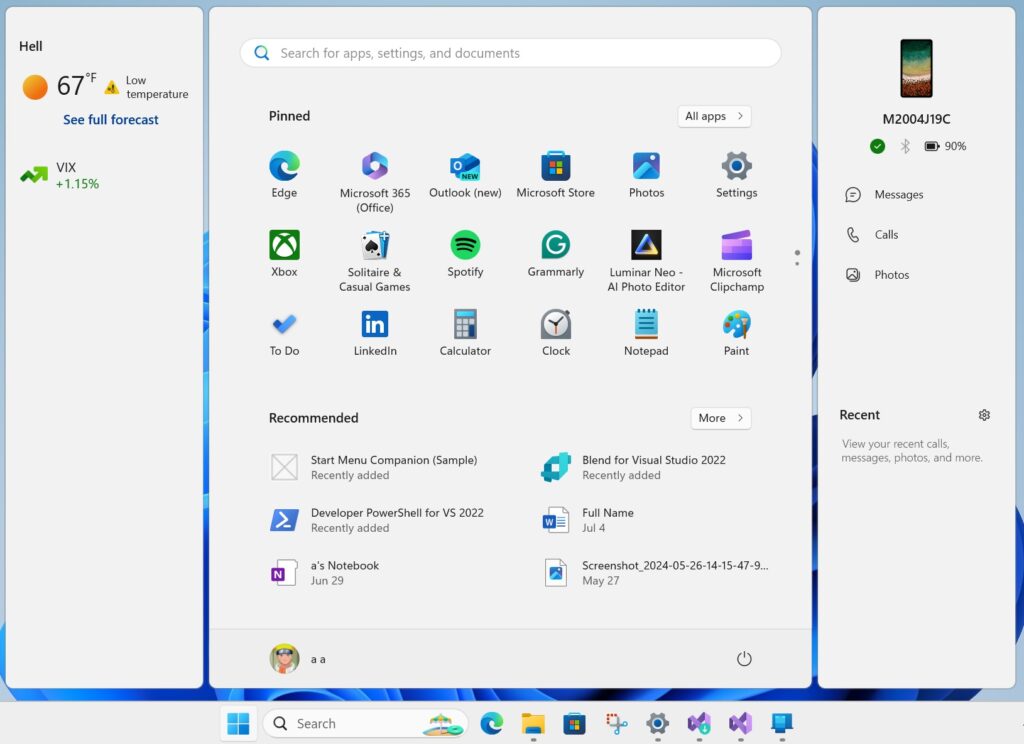 Windows 11's new Start menu is shaping up well, but is it similar to ...