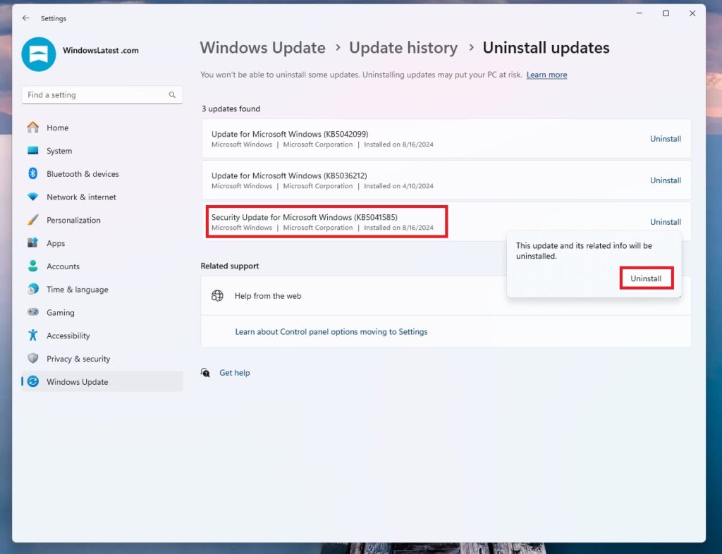 Windows 11 KB5041585 IPv6 patch slows down PCs, breaks Vanguard, fails to install