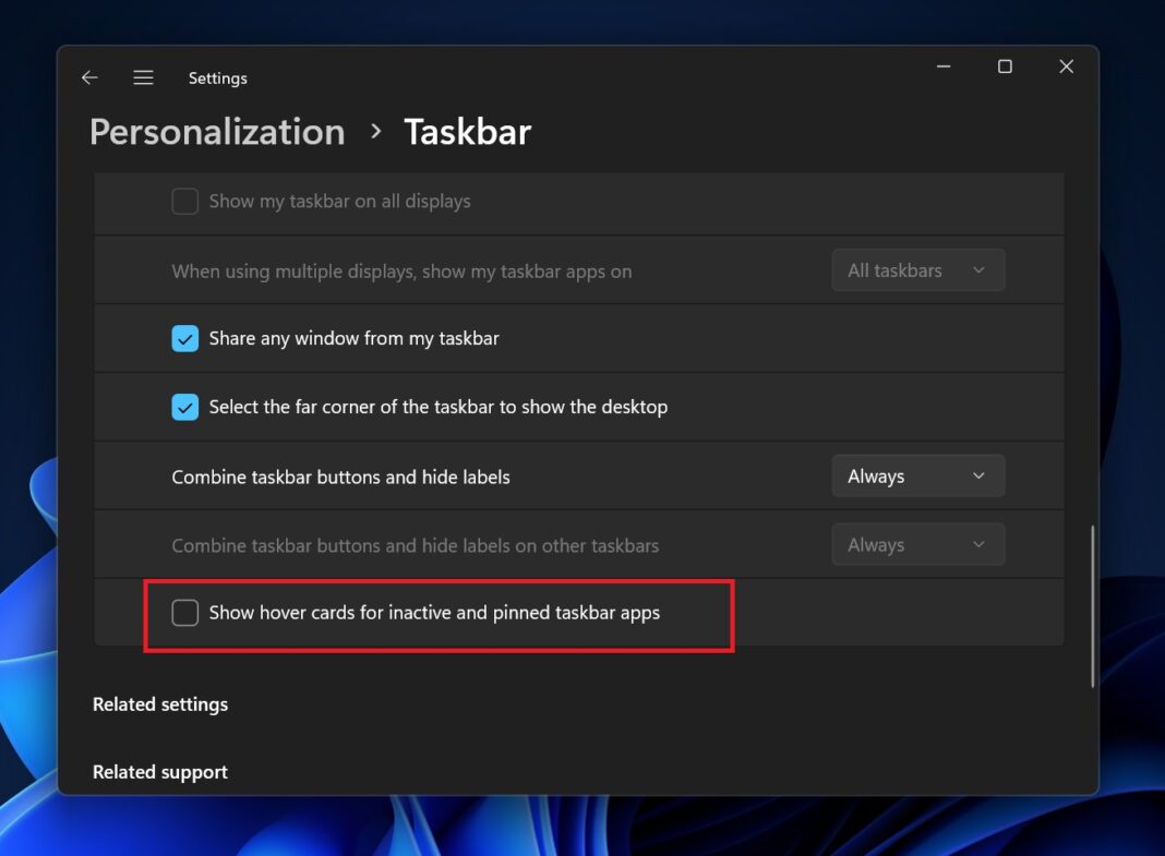 Windows 11 KB5041869 beta update explores compact taskbar interface