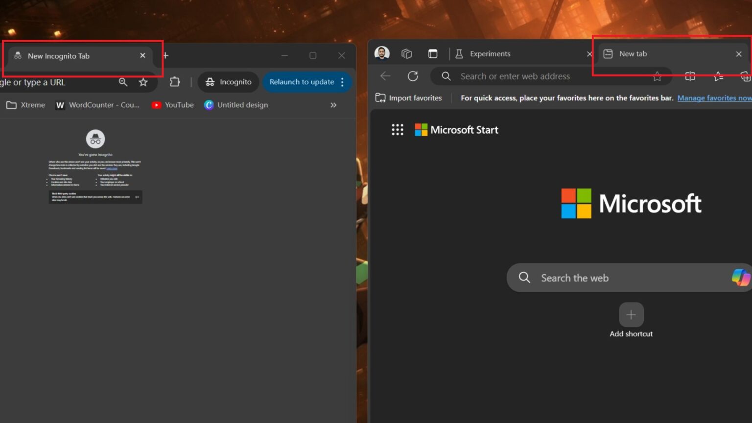 Microsoft Edge is ditching rounded corners design for tabs