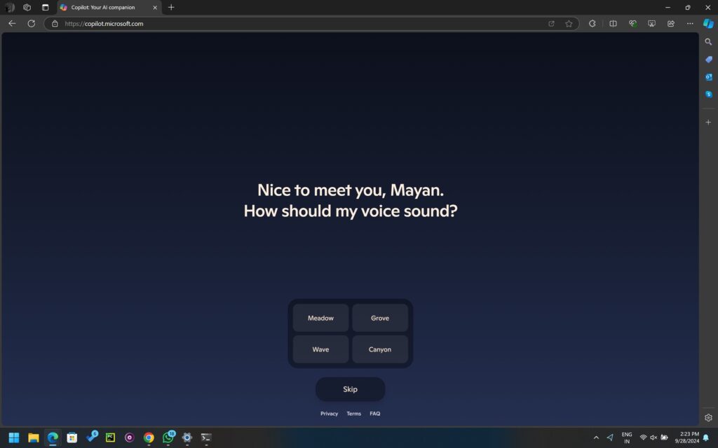 Microsoft's new Copilot AI Voice mode is now available for everyone for free
