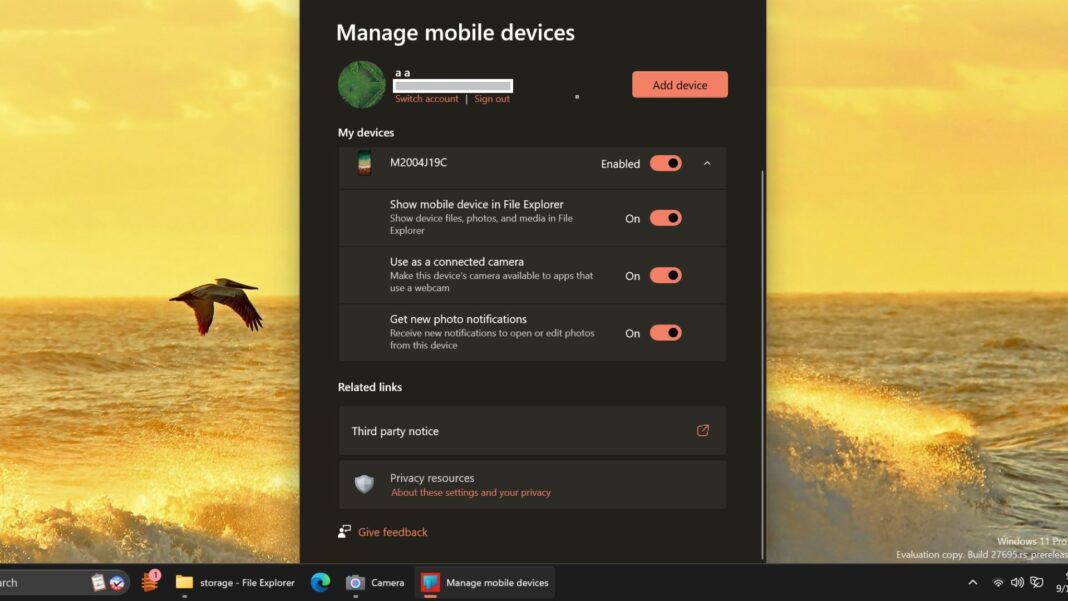 Hands-on: Access Android Phone storage using File Explorer in Windows 11