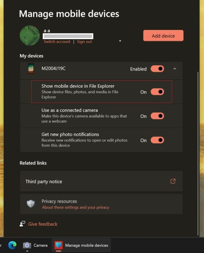 Hands-on: Access Android Phone storage using File Explorer in Windows 11