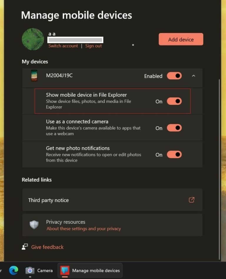 Hands-on: Access Android Phone storage using File Explorer in Windows 11