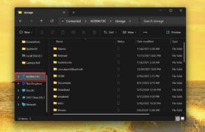 Hands-on: Access Android Phone storage using File Explorer in Windows 11