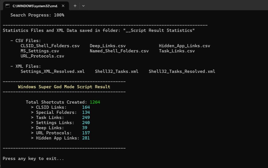 Windows 11 24H2 still comes with God Mode; how to turn it on?