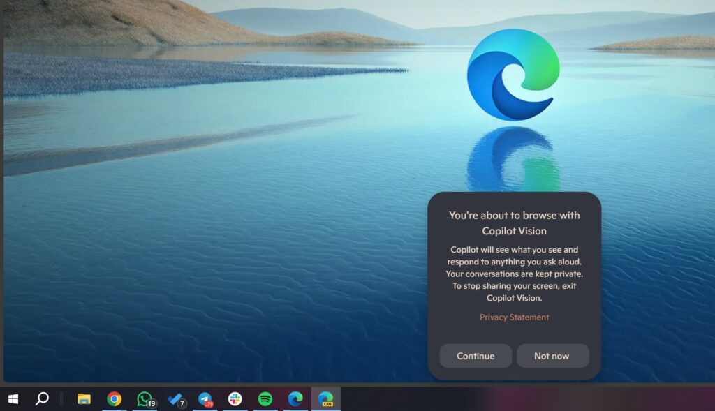 Microsoft Edge gets new Copilot UI, hints at Copilot Vision, loses ...
