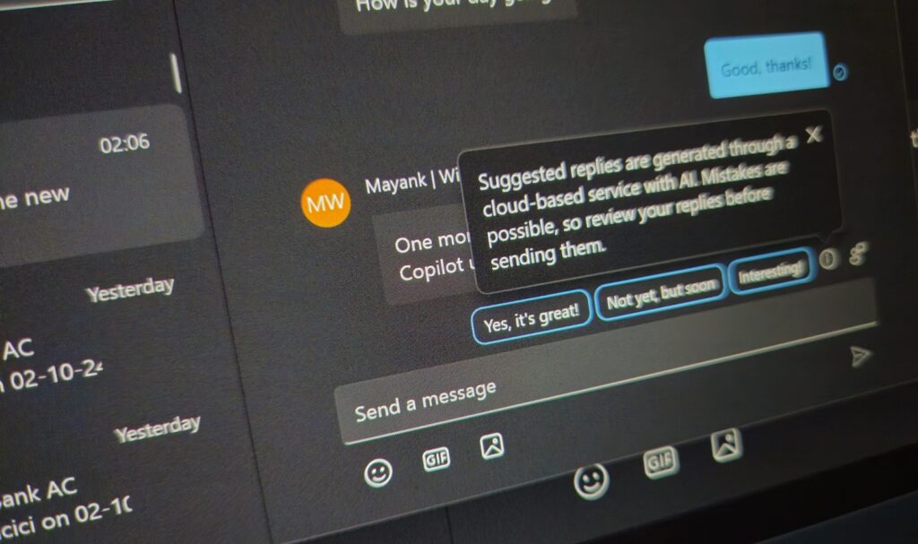 Windows 11's Phone Link brings AI to Android messages with suggestions ...