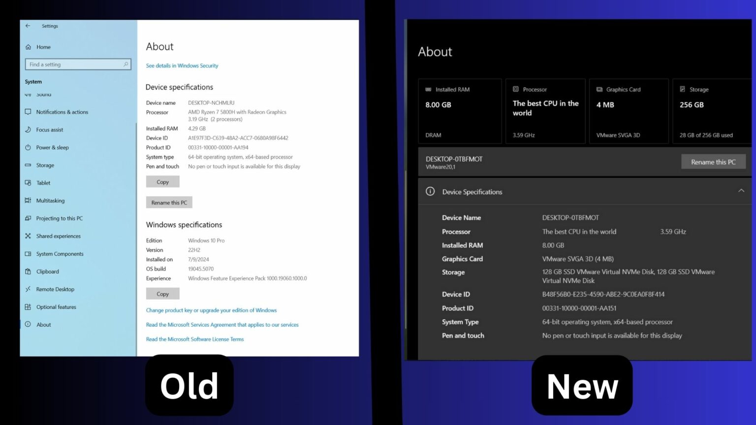 Windows 10’s new Windows 11-like “About” page revamp is a UI disaster ...