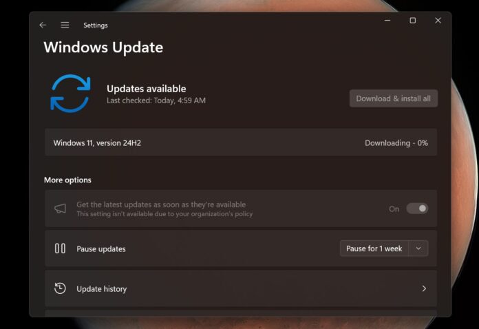 Windows 11 24H2 now fully ready, downloads even if you don't want it