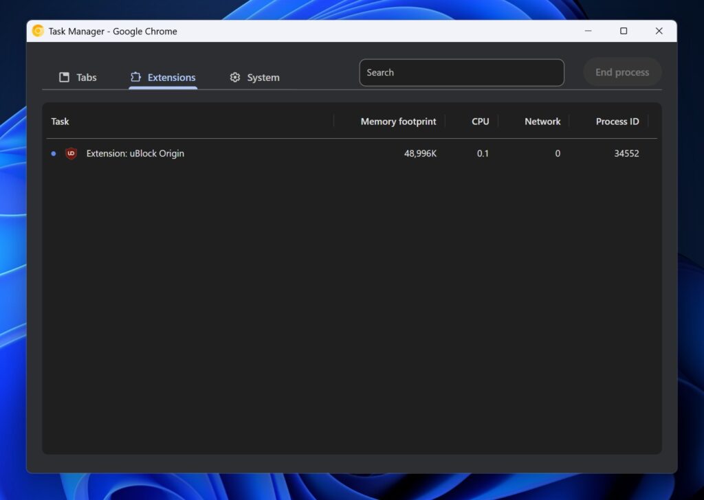 Google is building a new Task Manager for Chrome on Windows 11 to boost ...