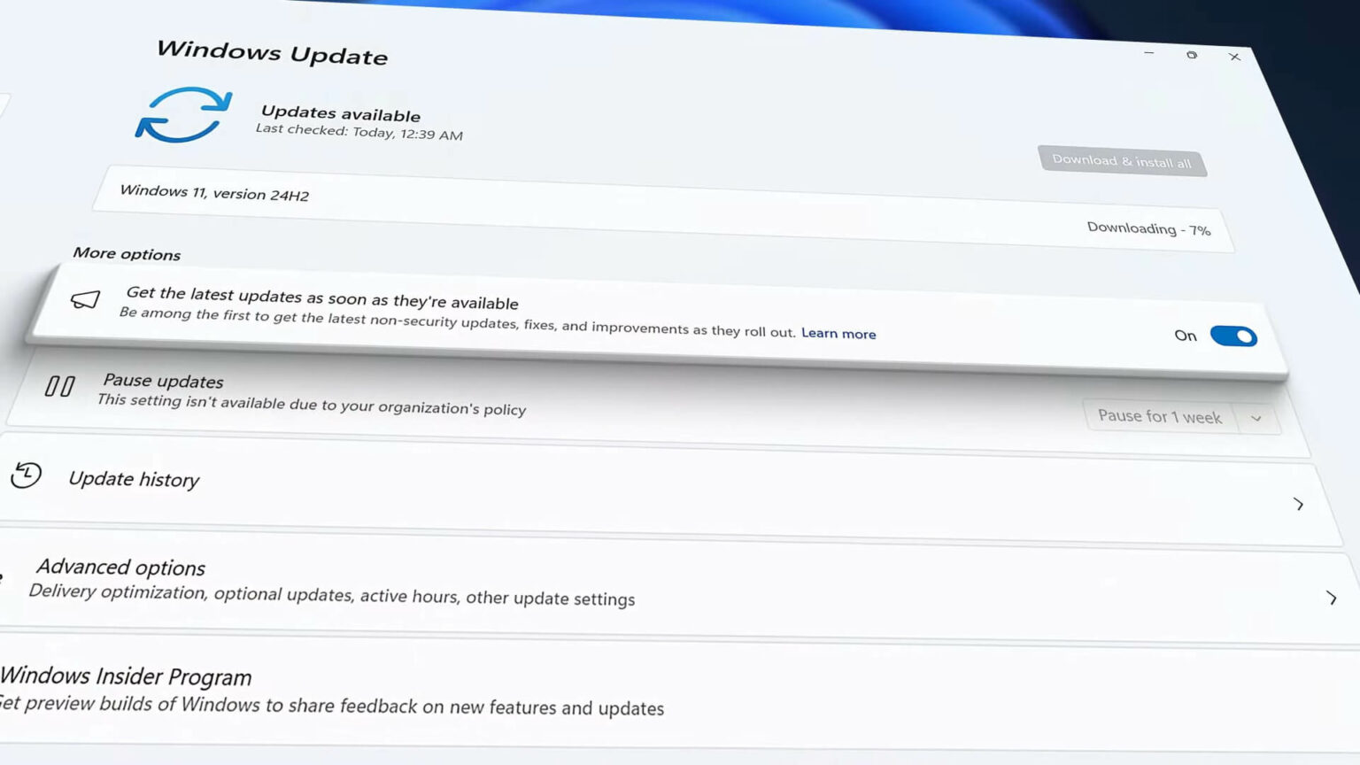 Microsoft makes Windows 11 24H2 available for more PCs, as two upgrade ...