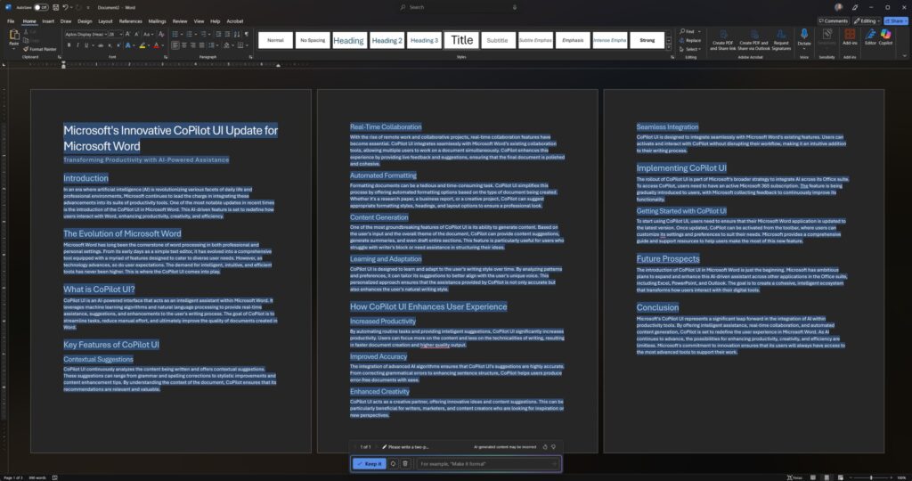 Windows 11: First look at Copilot AI-powered Word UI for Microsoft 365 ...