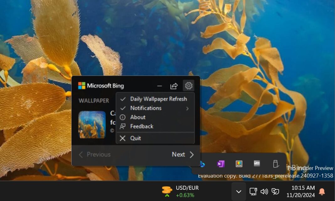 Bing Wallpaper arrives in Windows 11 Store, but it still wants you to ...