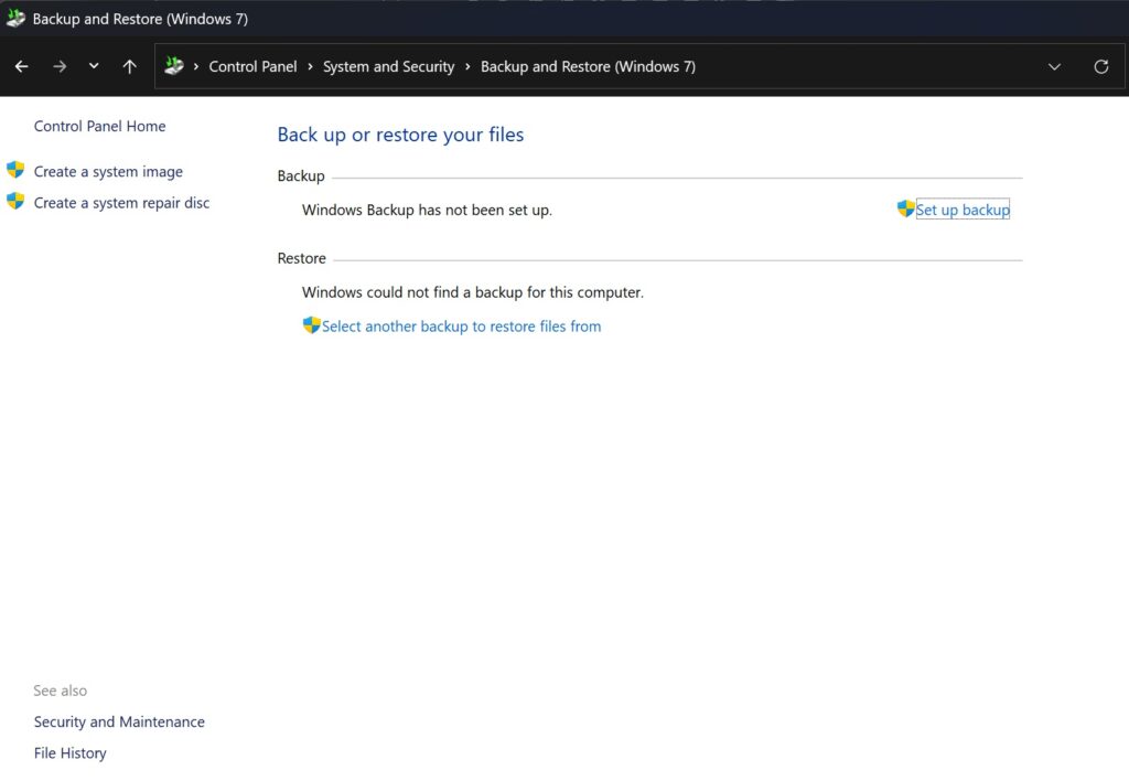 Microsoft still recommends using Windows 7's Backup and Recovery tool ...