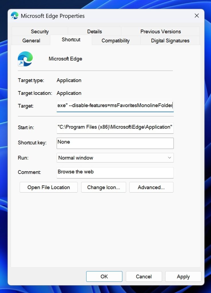 Microsoft Edge drops yellow for folders (favourites), gets monoline ...