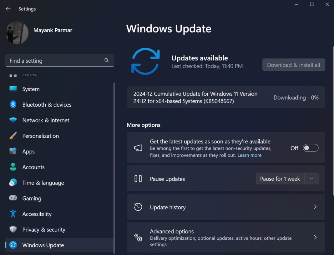 Windows 11 KB5048667 24H2 big update, direct download .msu