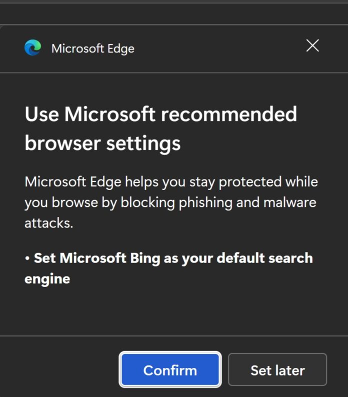 Microsoft Edge won't stop nagging users to set itself as default on ...