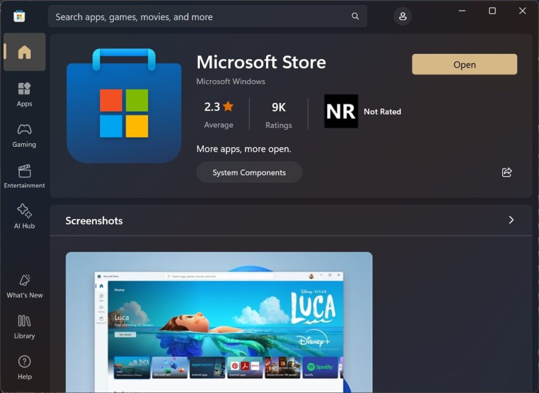 Microsoft defends new Windows 11 Store UI, says impact is "very positive"