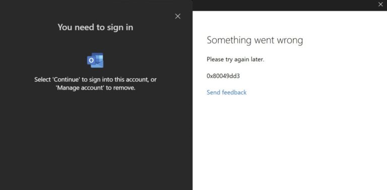 Microsoft confirms Outlook 0x80049dd3 sign-in error, access denied on ...