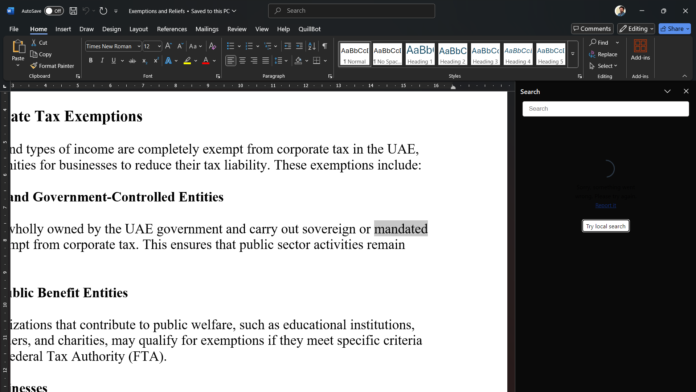 Microsoft Word removes Smart Lookup (Thesaurus) in favour of Copilot on ...