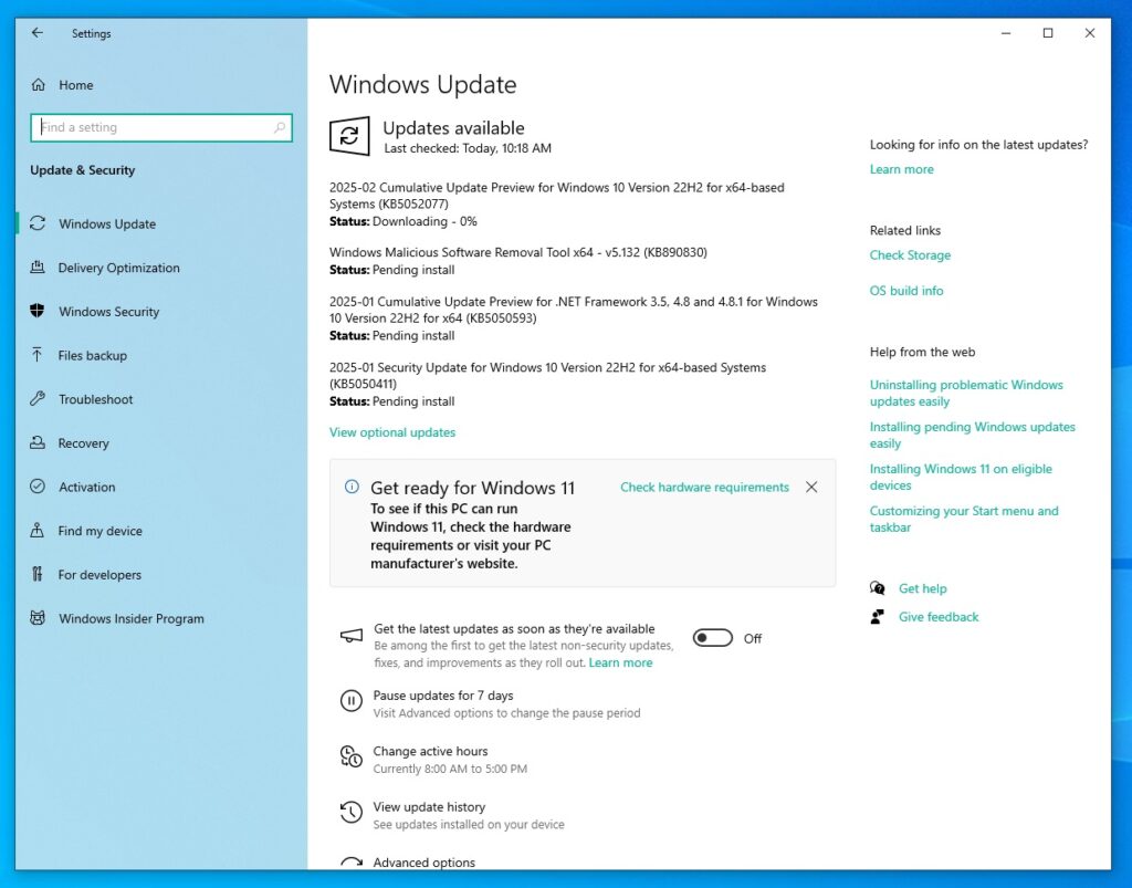 Windows 10 KB5052077 fixes dwm.exe crashes, direct download .msu – Peer ...