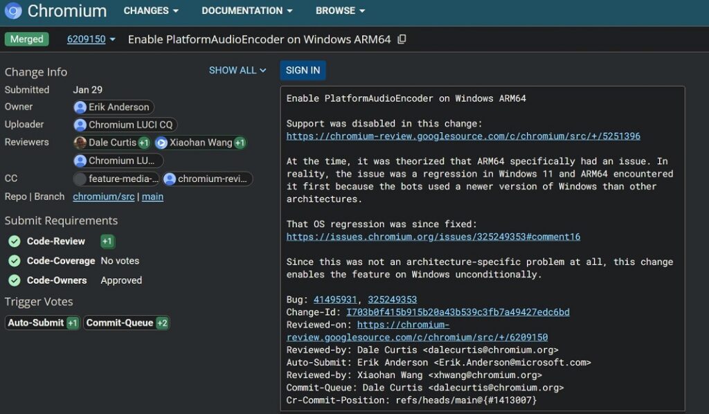 Chrome gets faster audio encoding on Windows 11 ARM, thanks to ...