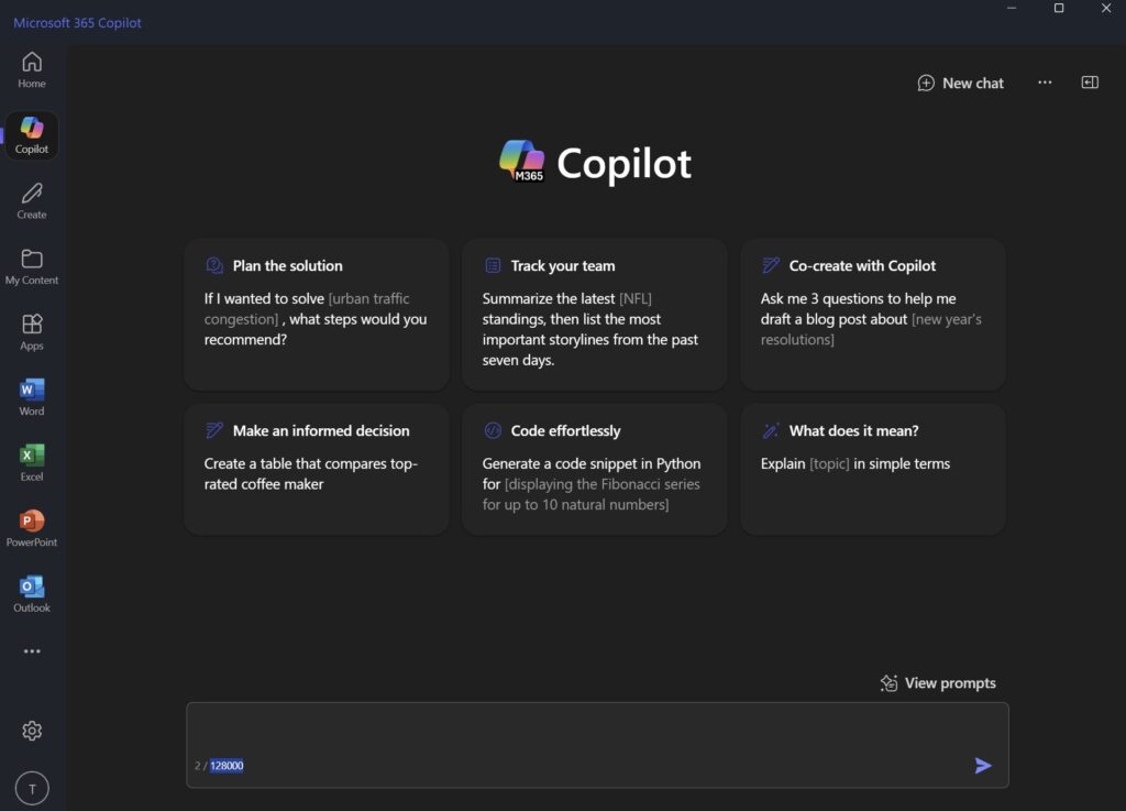 Microsoft 365 app gets Copilot tab with Prompt Gallery for Windows 11 ...