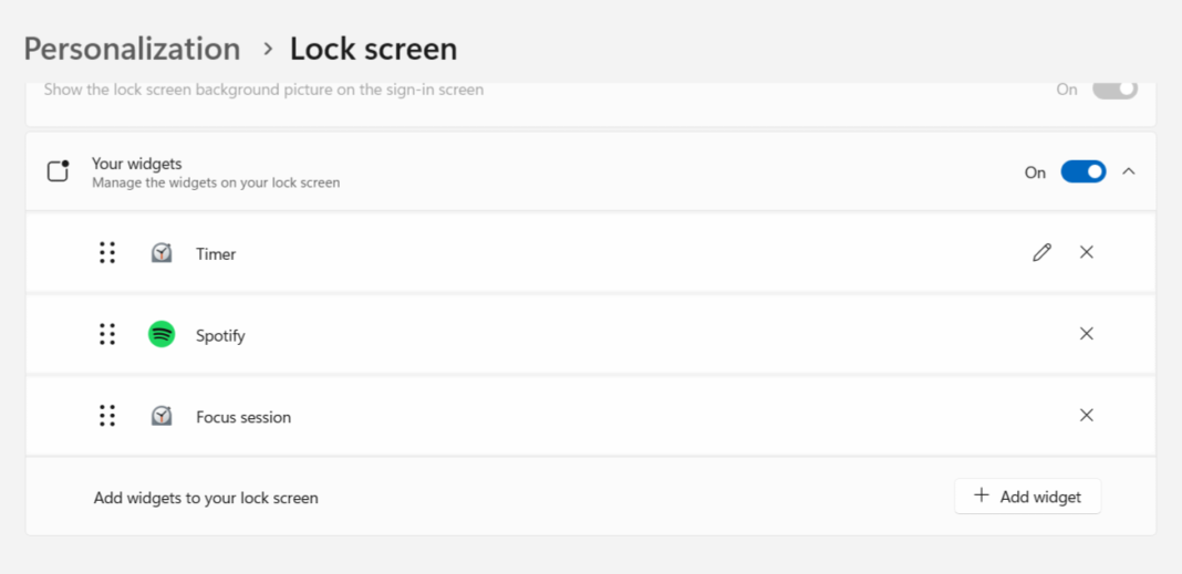 Hands-on: Windows 11’s new Lock Screen Widget customization with 3rd ...