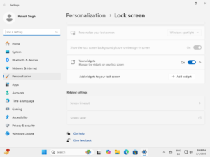 Hands-on: Windows 11’s new Lock Screen Widget customization with 3rd ...