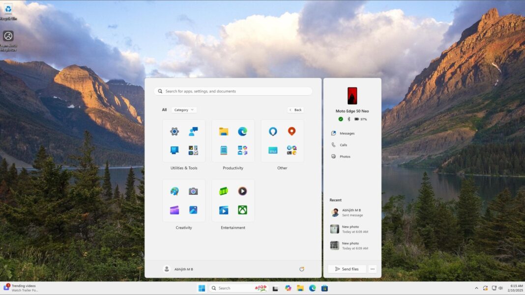 Microsoft confirms Windows 11's new iOS like Start menu layout for "All ...