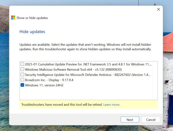 How to block Windows 11 24H2 if it is already downloading