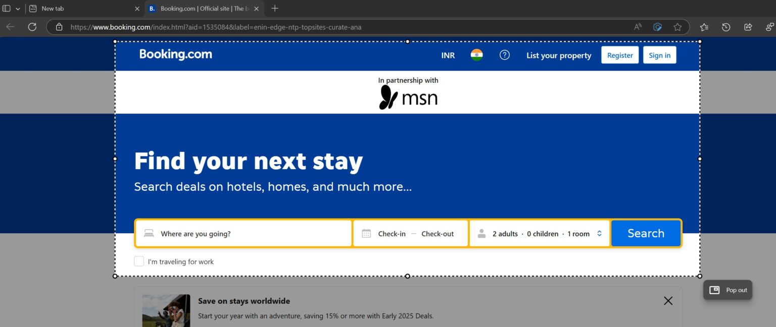 Microsoft Edge experiments with a built-in video recorder on Windows 11