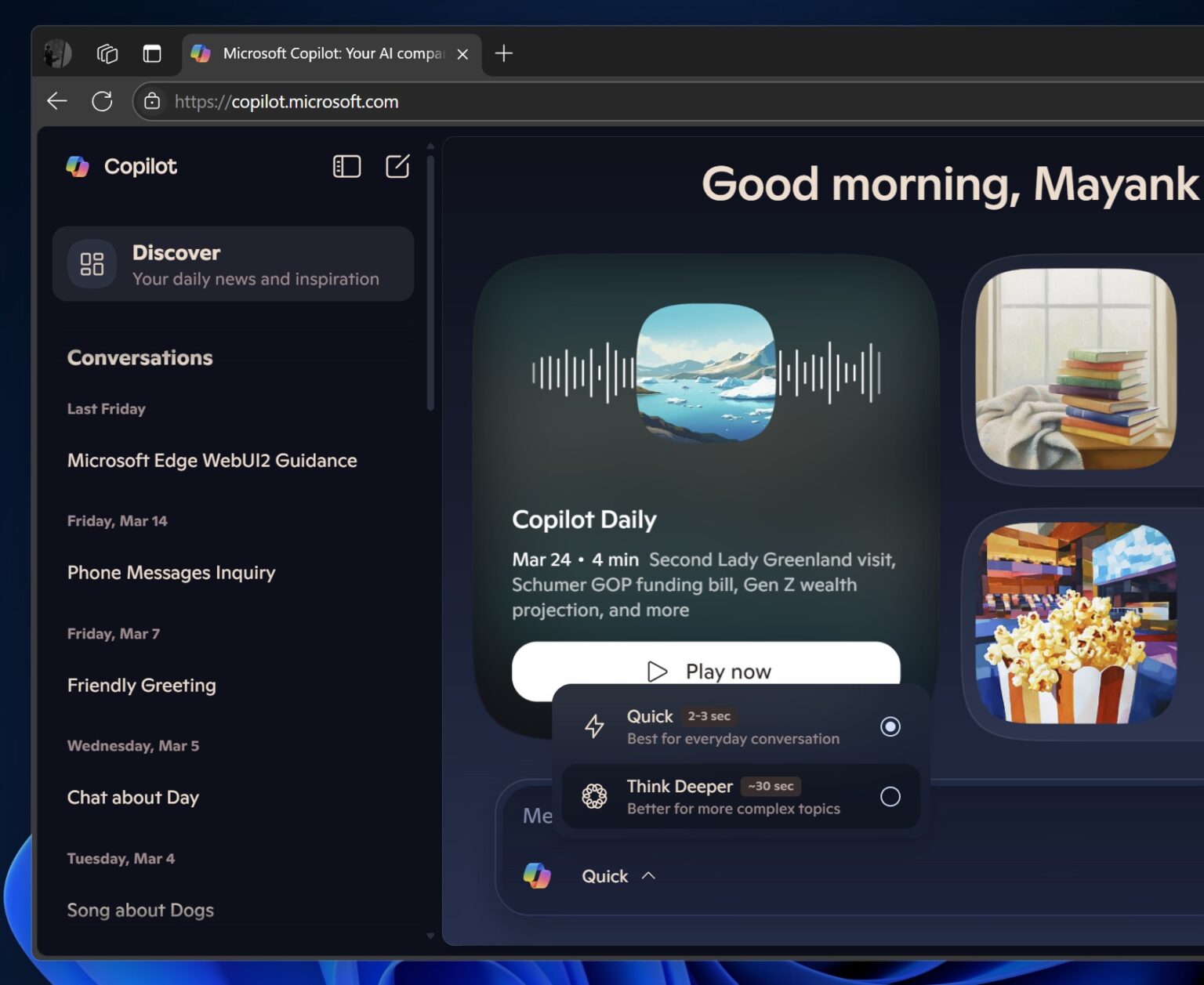 Microsoft updates Copilot with ChatGPT-like interface, "mode" buttons ...