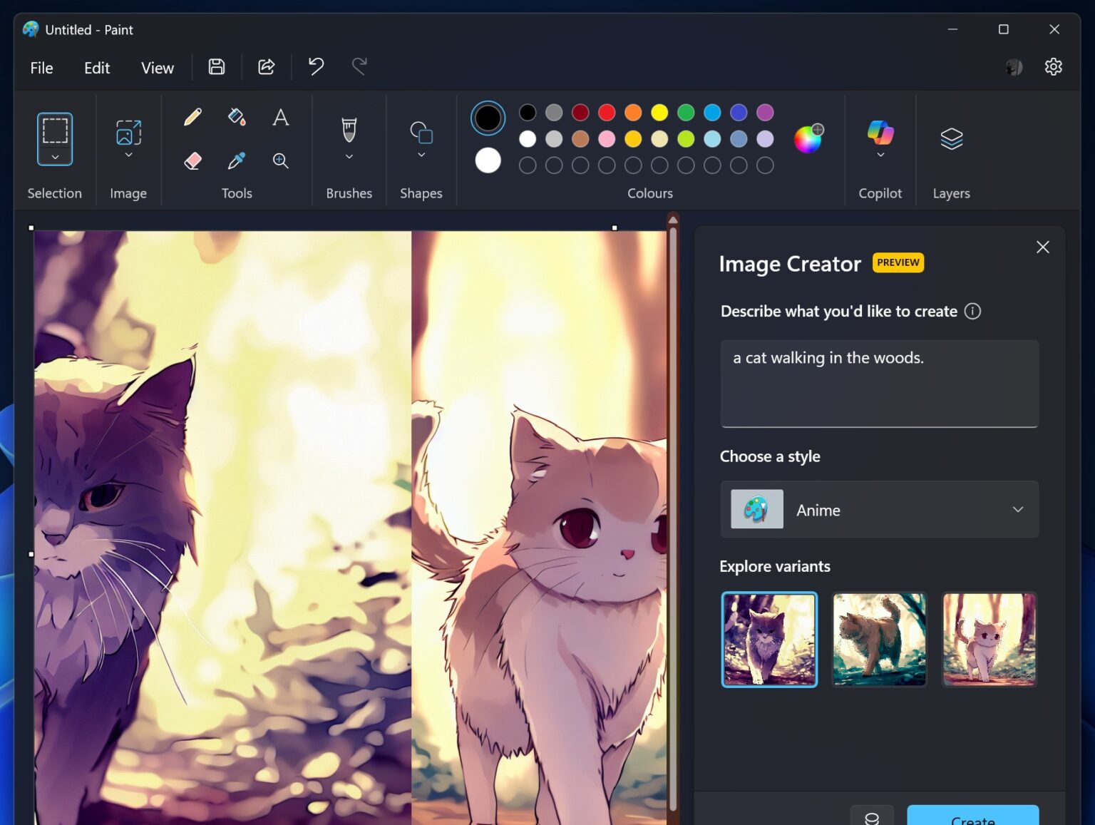 Microsoft Paint has a new Copilot hub, and it's now rolling out on ...