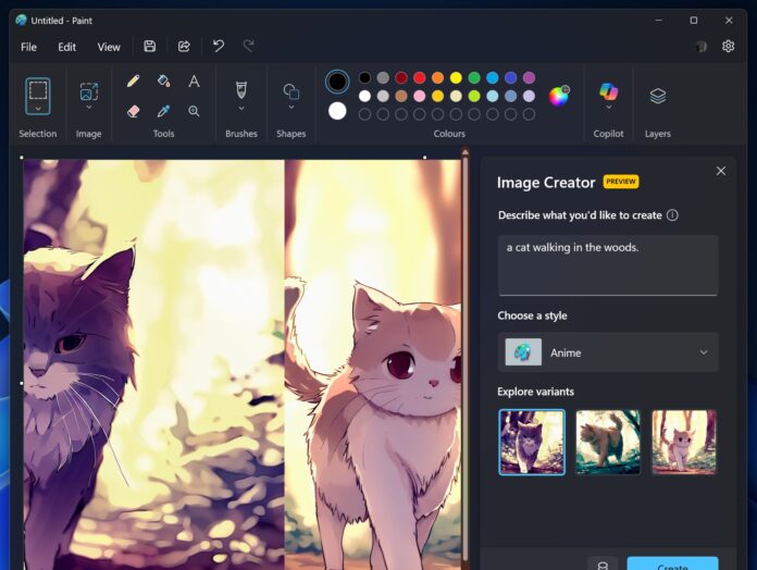 Microsoft Paint has a new Copilot hub, and it's now rolling out on ...
