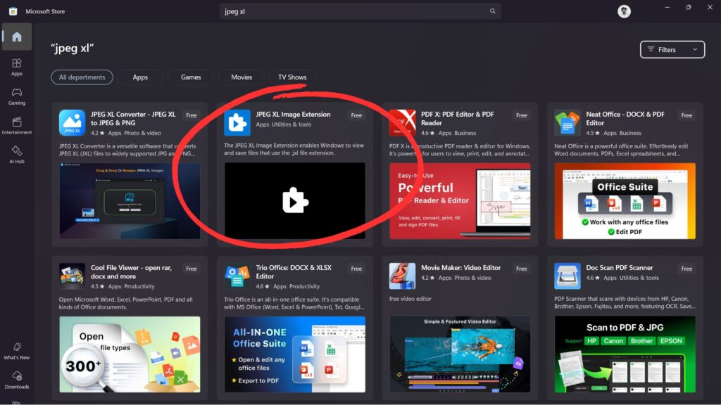 Turn on JPEG-XL (.jxl) in Windows 11 24H2, a secret new feature