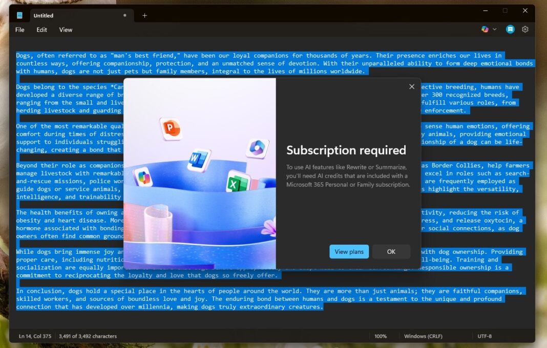 Microsoft is adding "Recent" files feature, Copilot button to Notepad on Windows 11