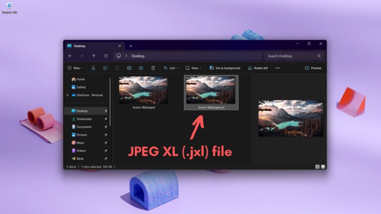 Turn on JPEG-XL (.jxl) in Windows 11 24H2, a secret new feature