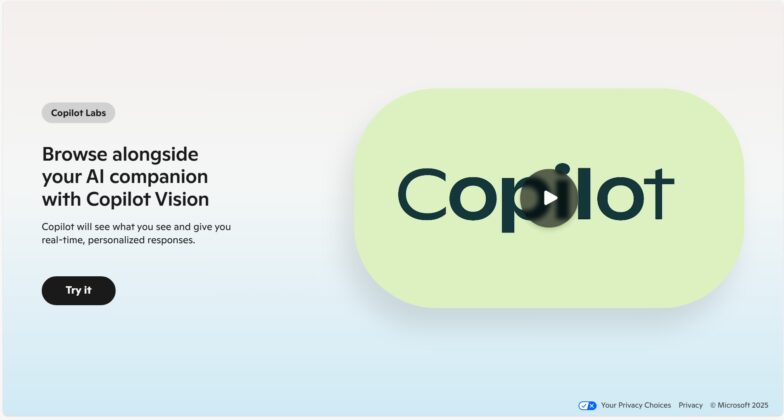 Microsoft just added Copilot Vision to Edge for free on Windows 11 ...