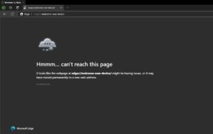 Microsoft Edge 135 breaks with ERR_INVALID_URL on First-Run Experience ...