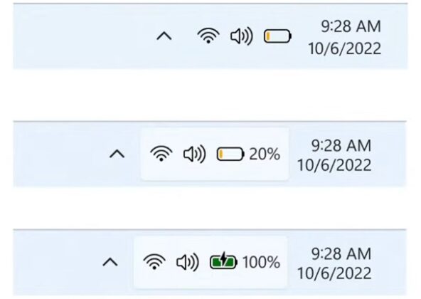 Windows 11 24H2 colourful battery icons for taskbar are still coming ...