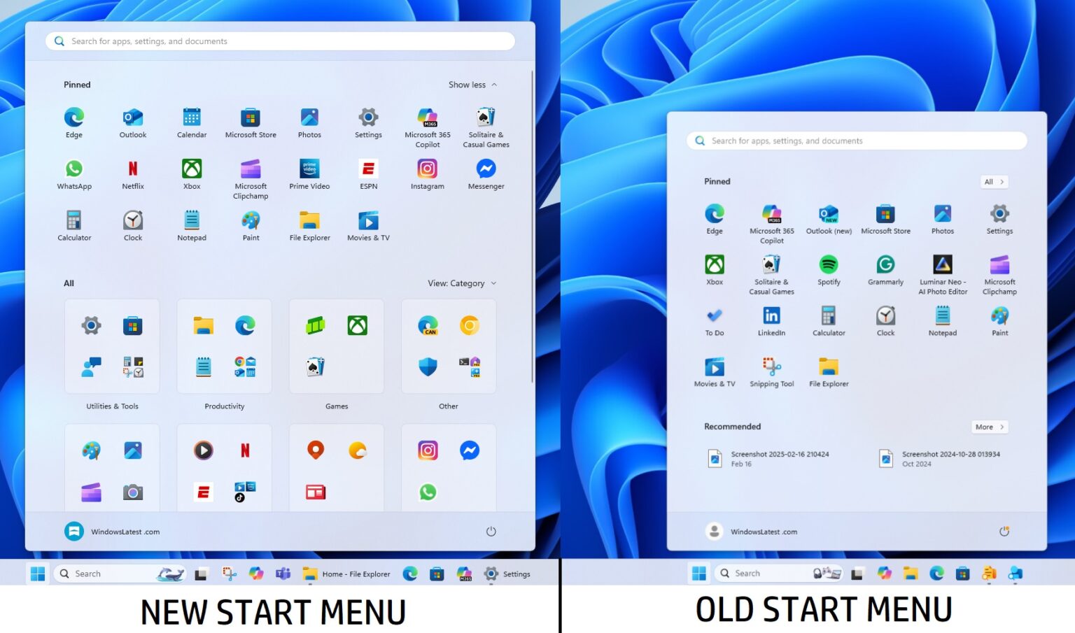 Windows 11s Start Menu Redesign Almost Covers The Full Screen But You Can Disable It